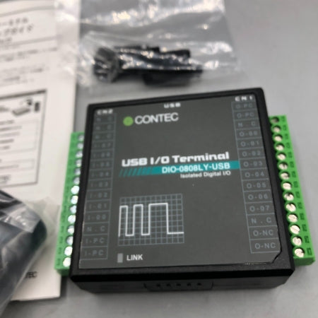 コンテック 絶縁型デジタル入出力ターミナル DIO-0808LY-USB | FA機器、メカトロパーツ全般のリユース品